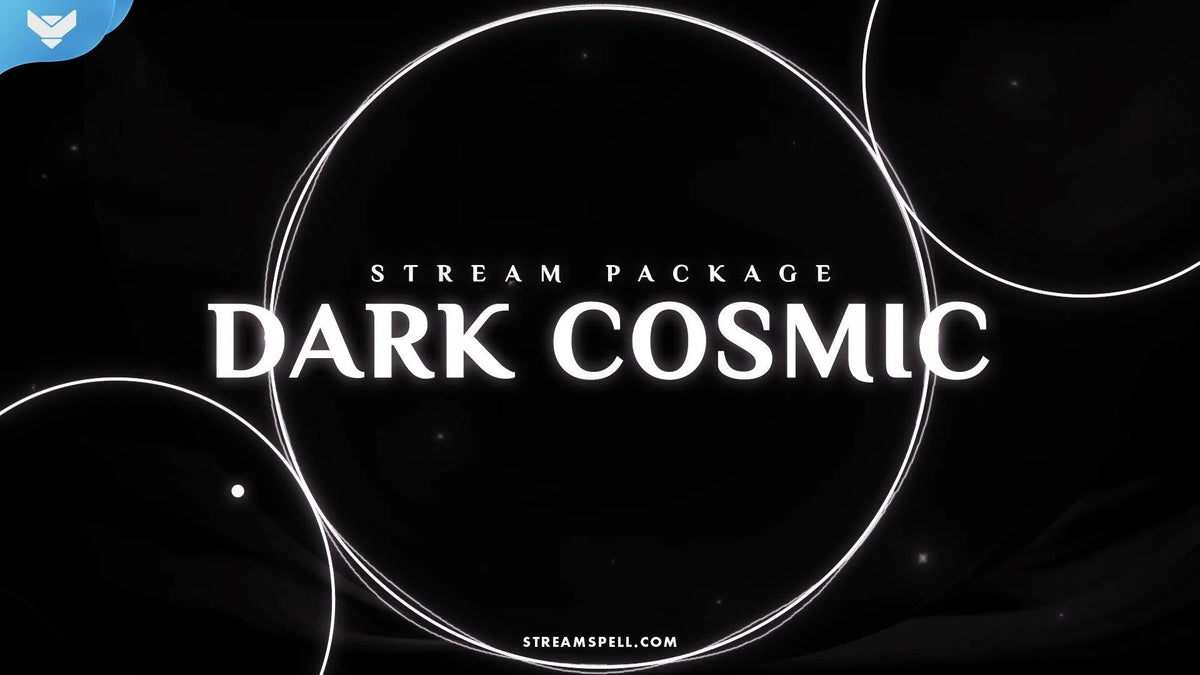 Dark Cosmic Stream Package | StreamSpell