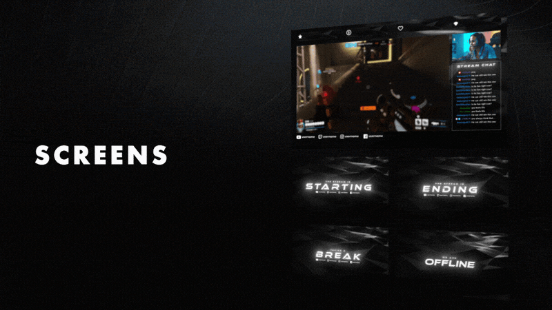 Dark Pulse Stream Package | StreamSpell