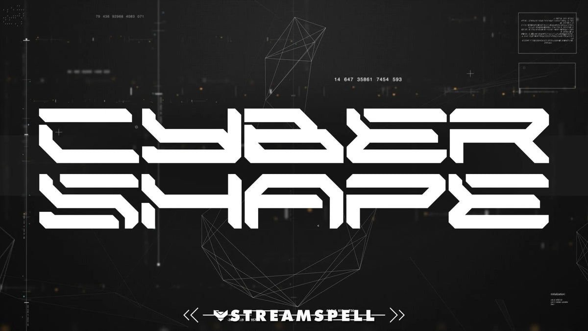 Cyber Shape Stream Package | StreamSpell