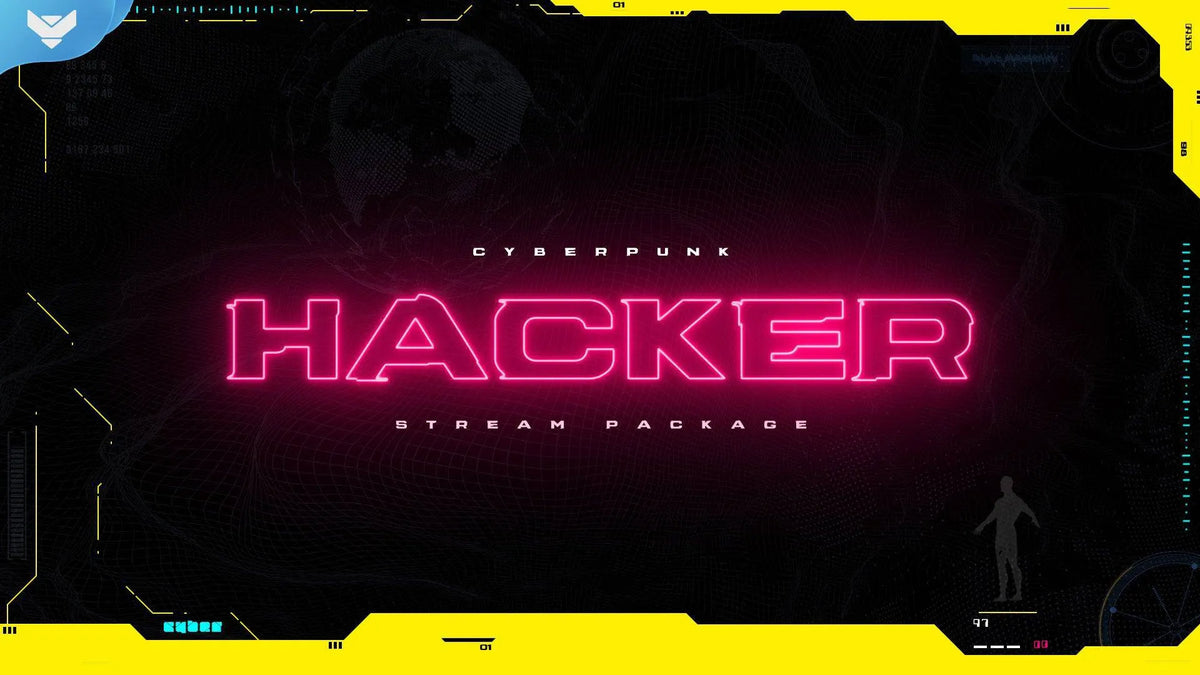 Cyberpunk: Hacker OBS Scene Collection for Twitch, YouTube, Facebook ...