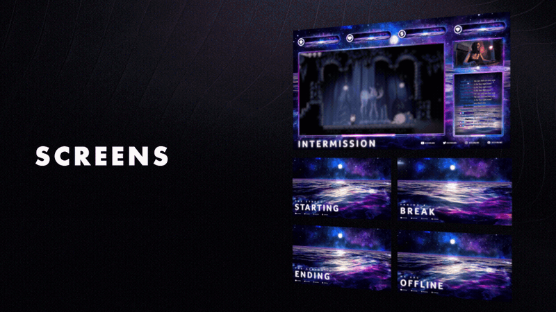 Galaxy Wave Stream Package | StreamSpell
