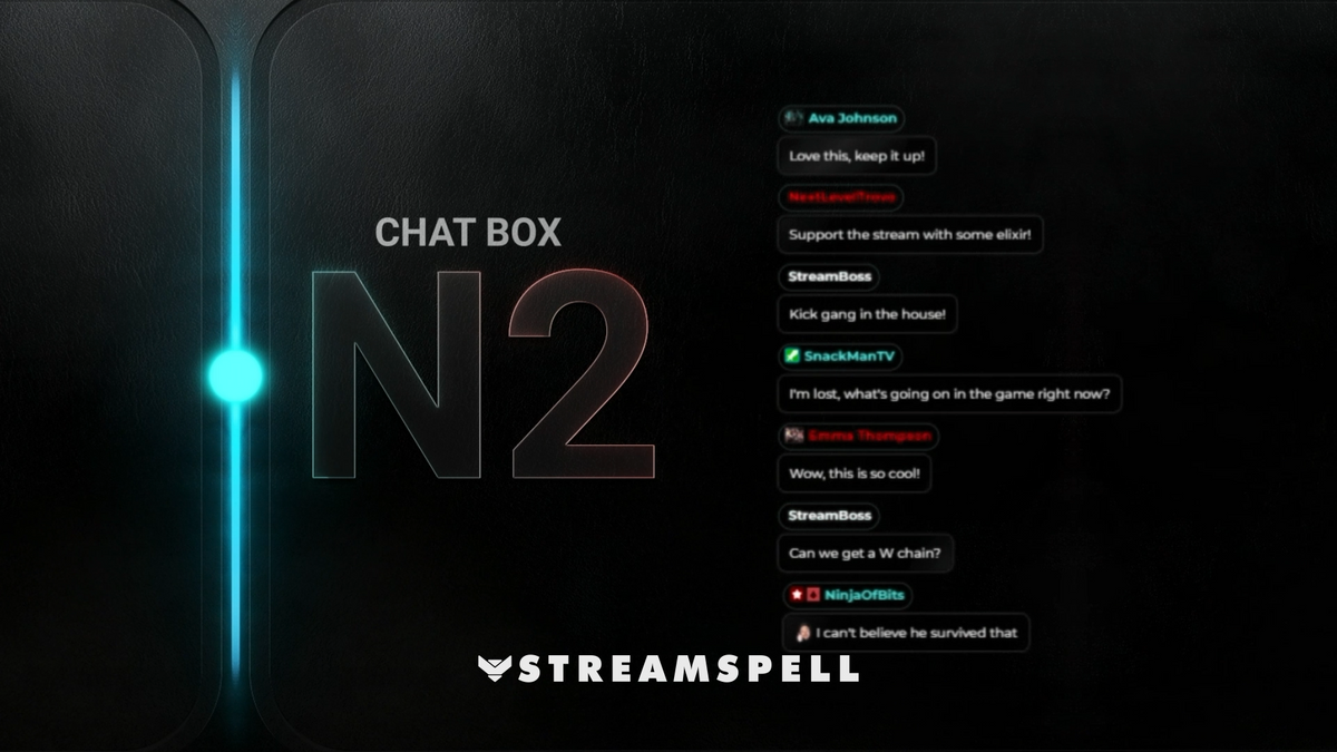 Neon Nintendo Switch Overlay │ N2 Stream Package | StreamSpell
