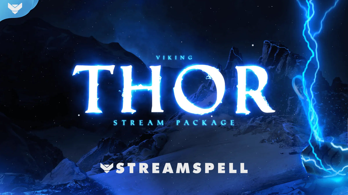 Viking: Thor OBS Scene Collection for Twitch, YouTube, Facebook, Kick ...